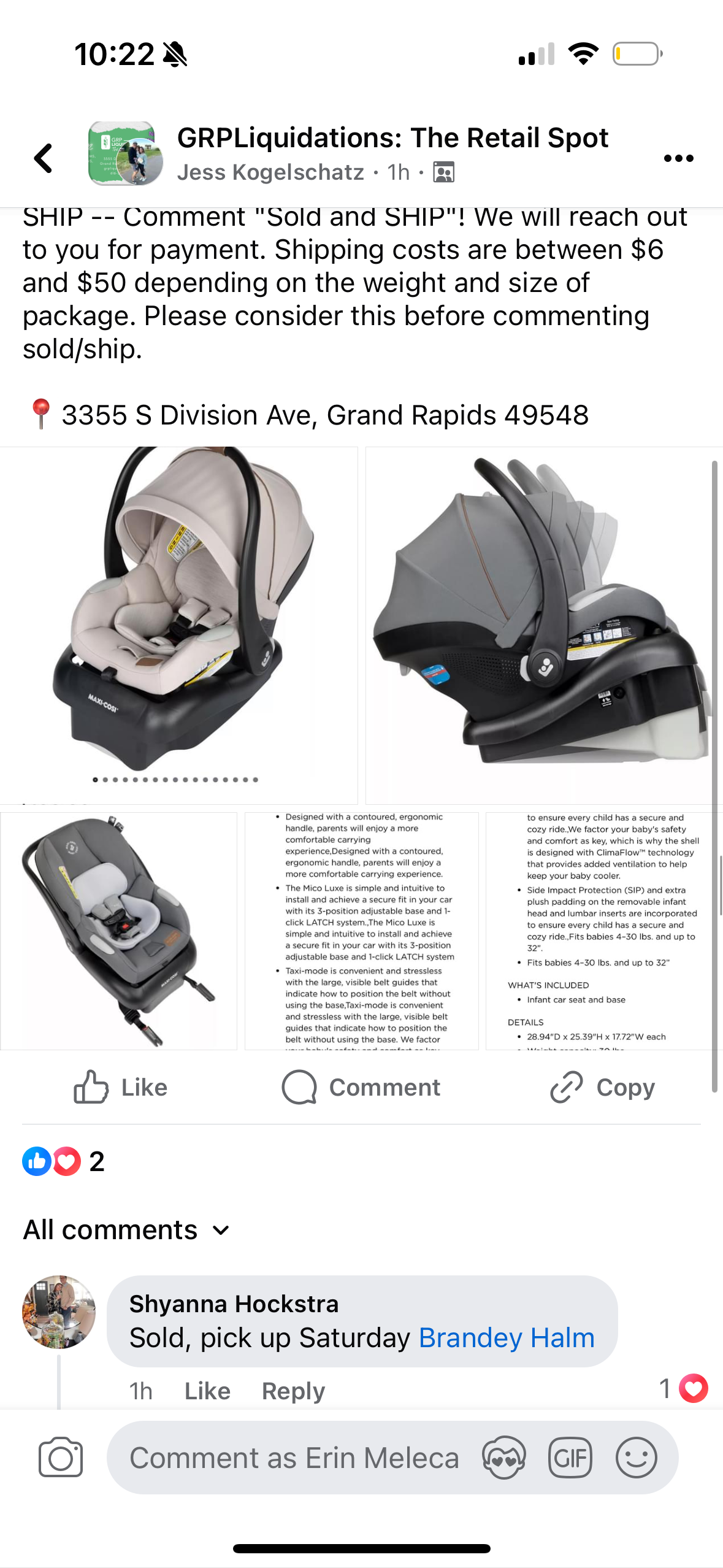 For shyanna – GRP Liquidations