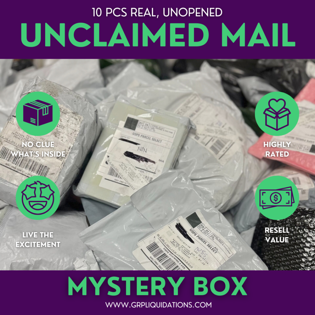 Real Unclaimed Mail – GRP Liquidations