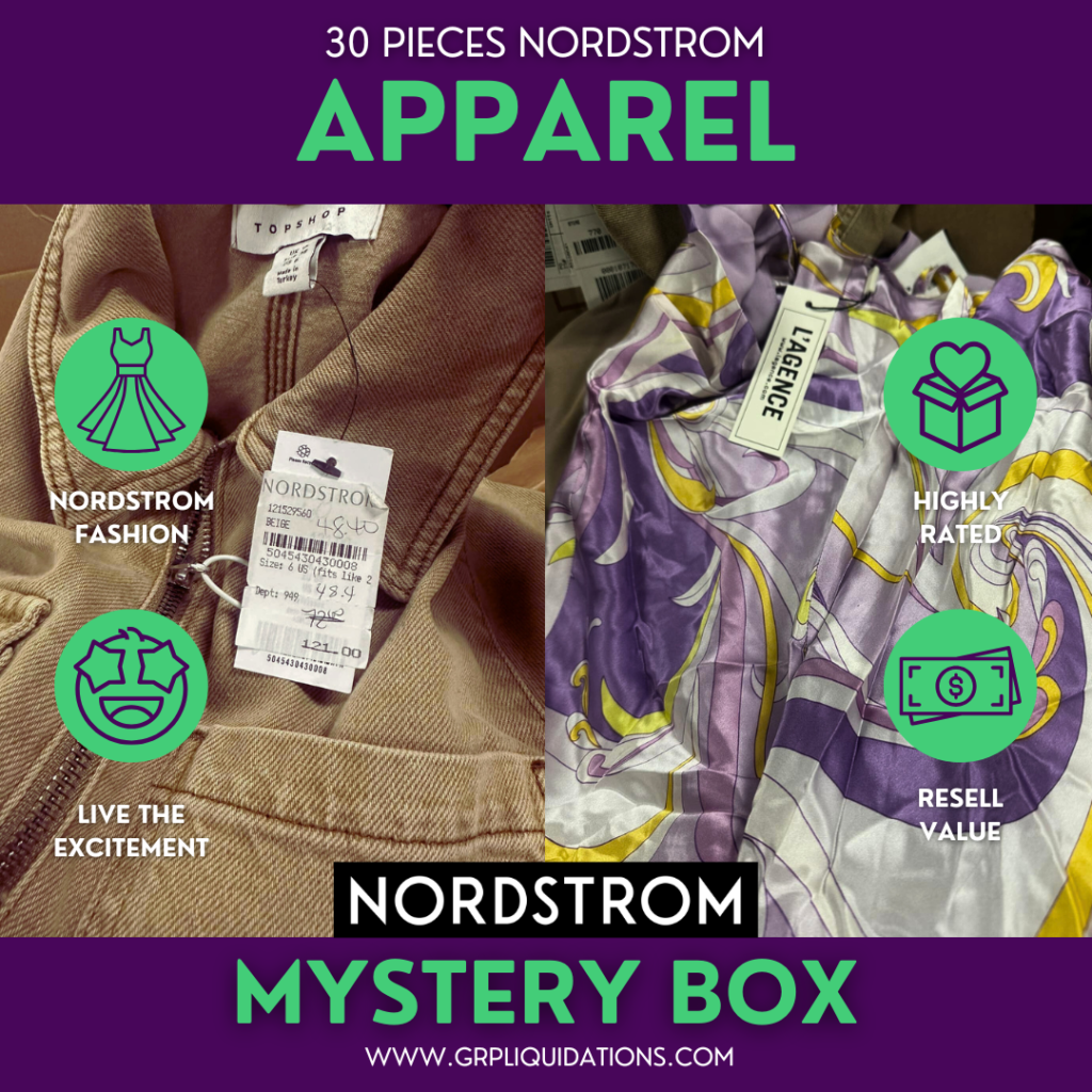 Nordstrom Clothes Mystery Box | GRP Liquidations - America's #1 Mystery Box