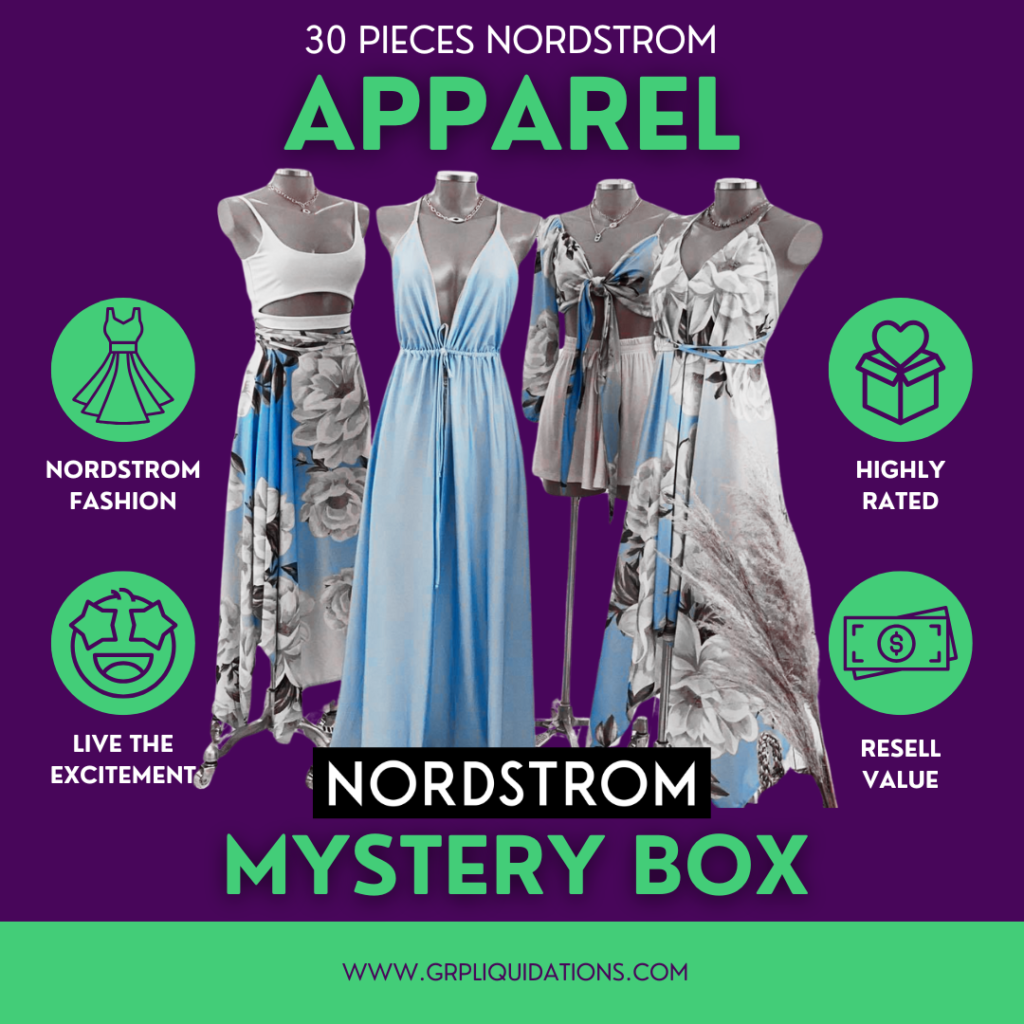 Assorted Clothing from Nordstrom Division Stores Mystery Box – GRP ...