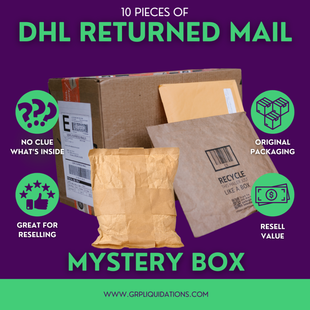 Returned Mail Mystery Box (DHL)!! – GRP Liquidations