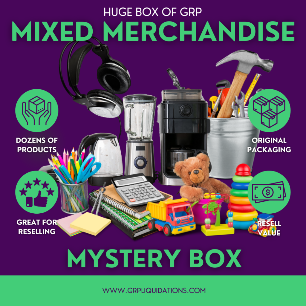 GRP Mixed Merchandise Mystery Box – GRP Liquidations