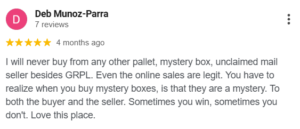 Real Unclaimed Mail | Buy Lost & Returned Mail | GRP Liquidations